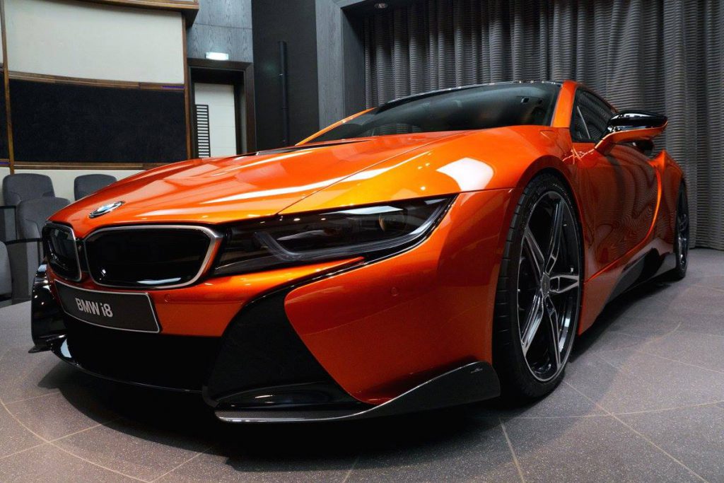 BMW i8 en naranja lava y tuneado por AC Schnitzer - Blog de BMW